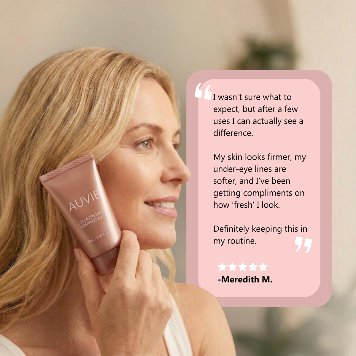 Collagen Night Wrapping Mask – AUVIE